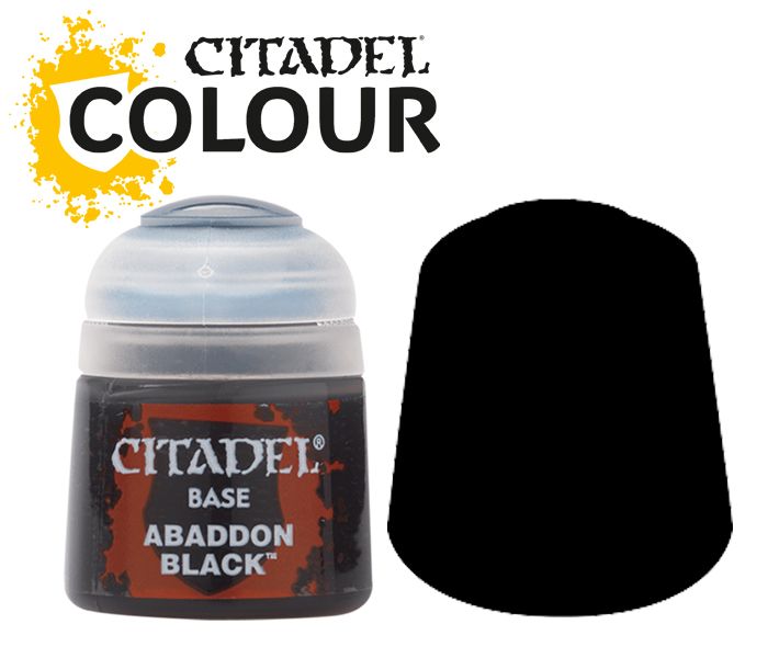 CITADEL BASE: ABADDON BLACK 12ML — Raptor Concept Store Online