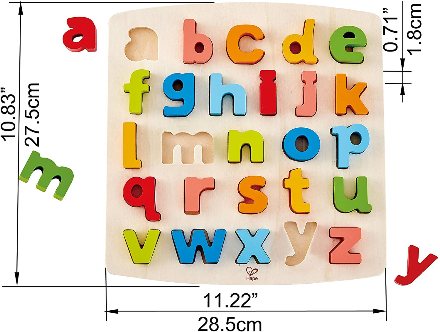 Chunky Lowercase Puzzle — Raptor Concept Store