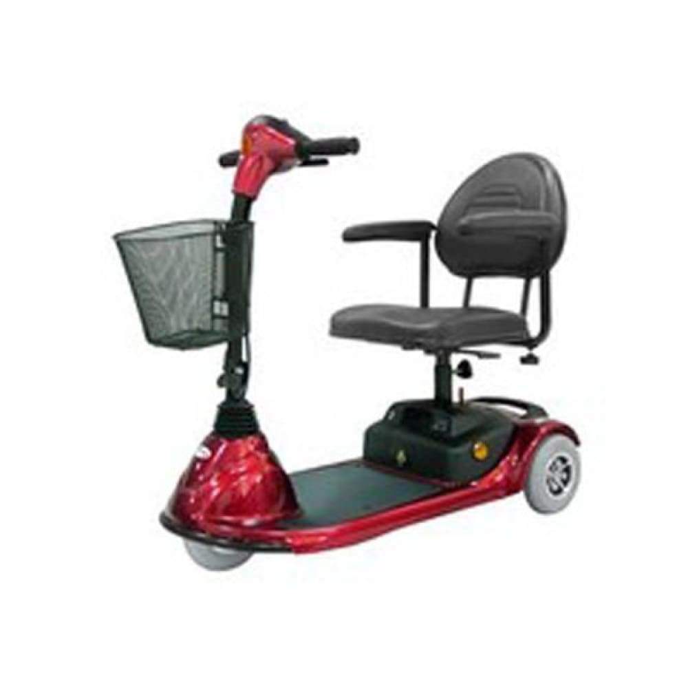 HS-265 Three Wheel Mobility Scooter Burgundy — Raptor Concept Store Online